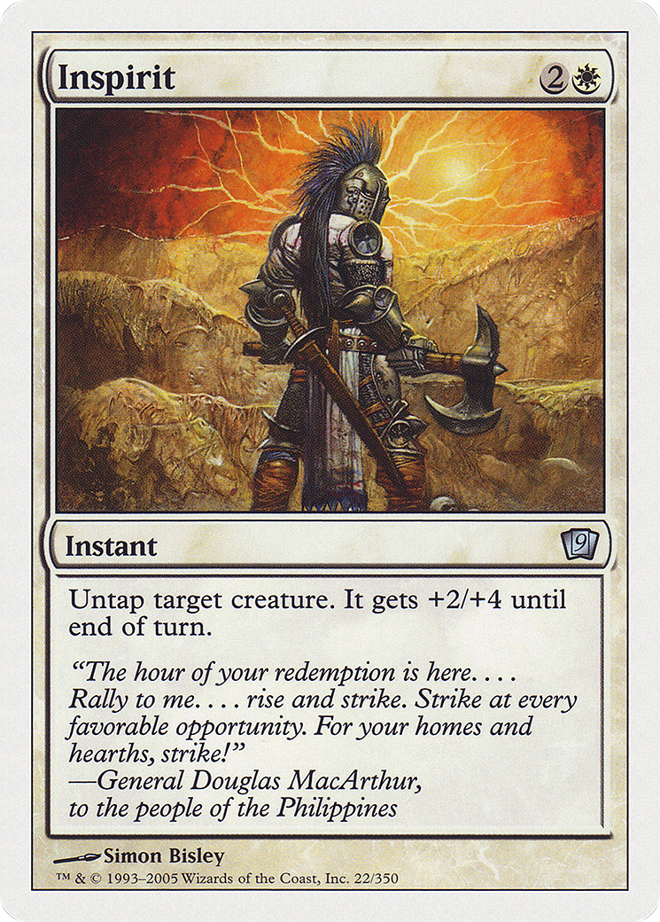 Inspirit (9ED-022) - Ninth Edition - Game Nerdz