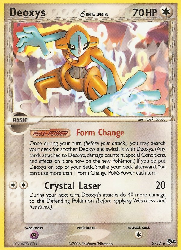 Deoxys δ 2/17 - POP Series 4 - Game Nerdz