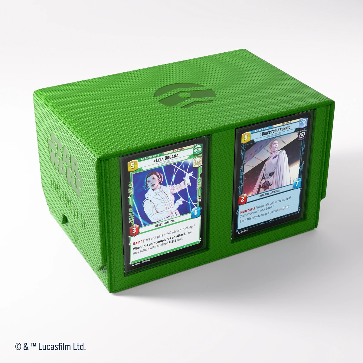 Gamegenic Deck Box: Star Wars Unlimited - Double Deck Pod - Green ...