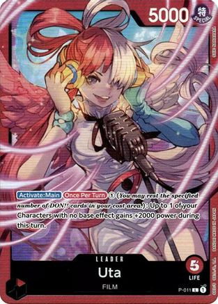 Uta - P-011 (Premium Card Collection -Uta-) (P-011) One Piece Promotion ...