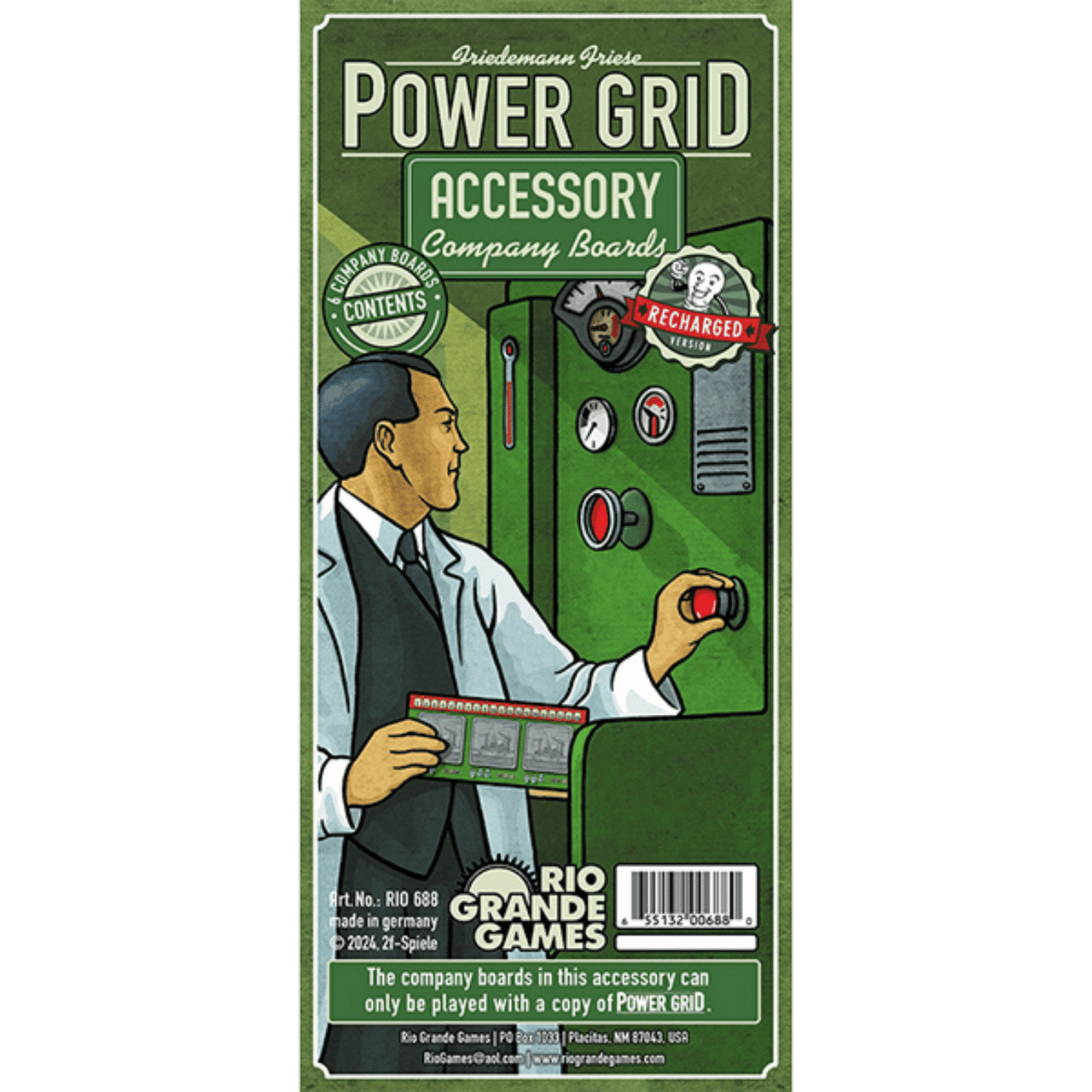 Power Grid: Company Boards - Game Nerdz