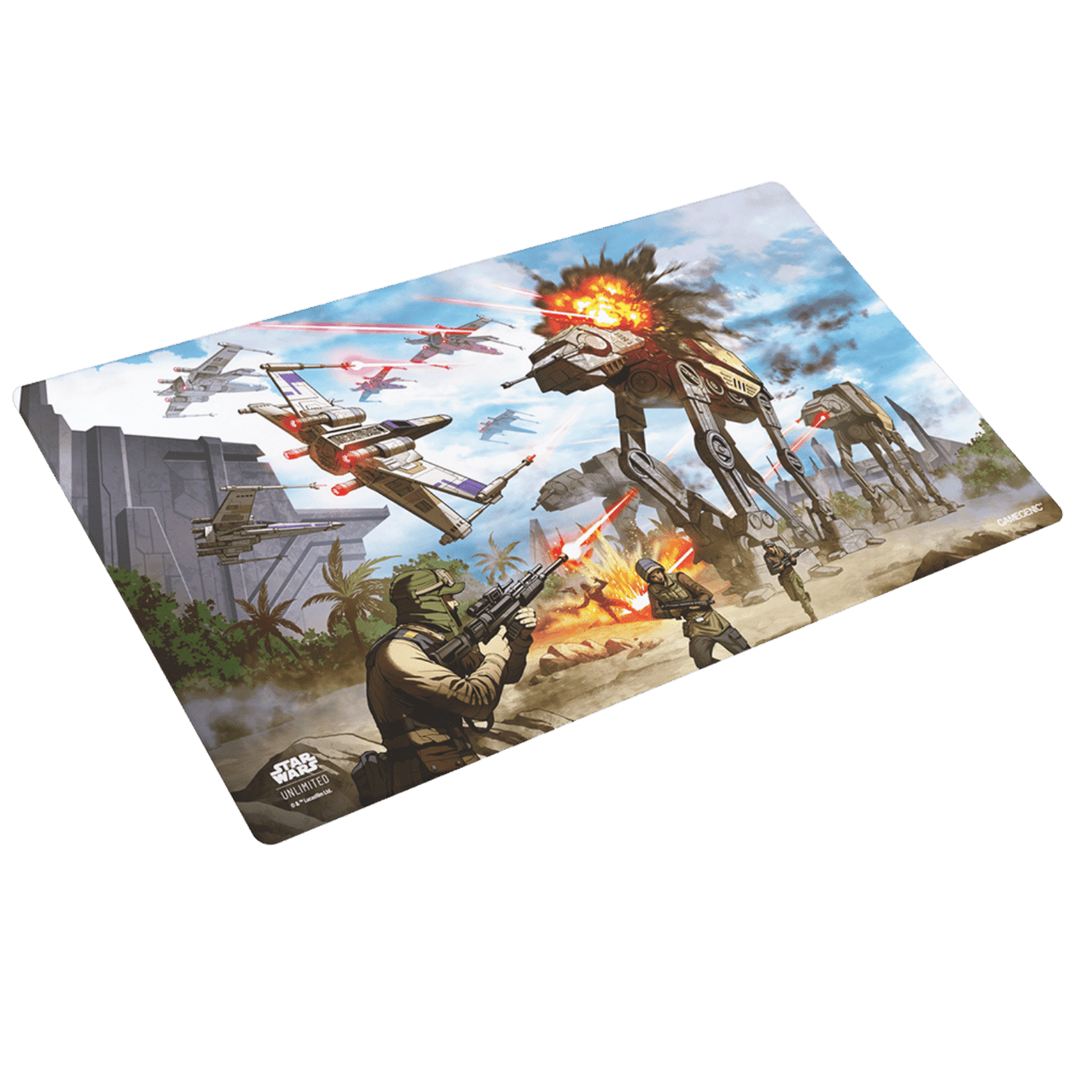 Gamegenic Playmat: Star Wars Unlimited - Battle of Scarif - Game Nerdz