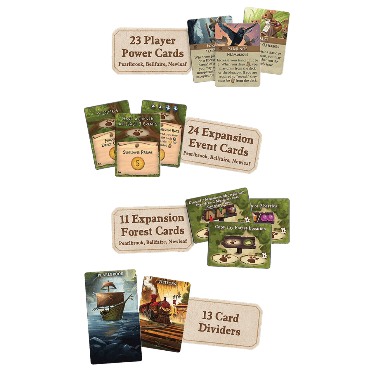 Everdell: Expansions Oversized Cards - Game Nerdz
