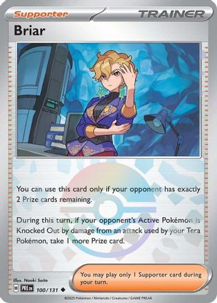 Briar (Poke Ball Pattern) 100 - SV Prismatic Evolutions Holofoil - Game ...