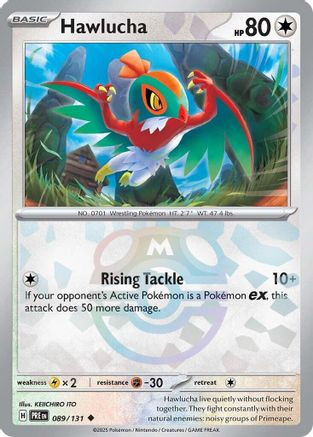 Hawlucha (Master Ball Pattern) 89 - SV Prismatic Evolutions Holofoil ...