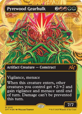 Pyrewood Gearhulk (Borderless) (First-Place Foil) (DFT-551 ...