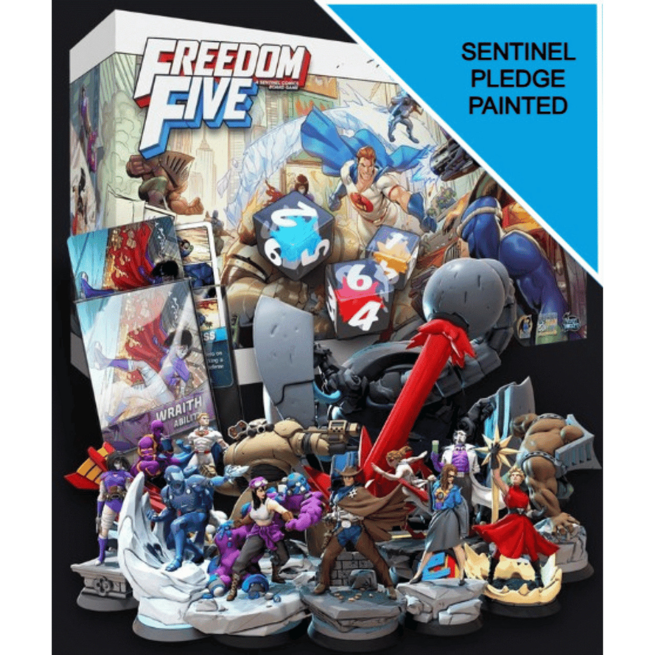 Freedom Five: A Sentinel Comics Board Game - Sentinel Pledge ...
