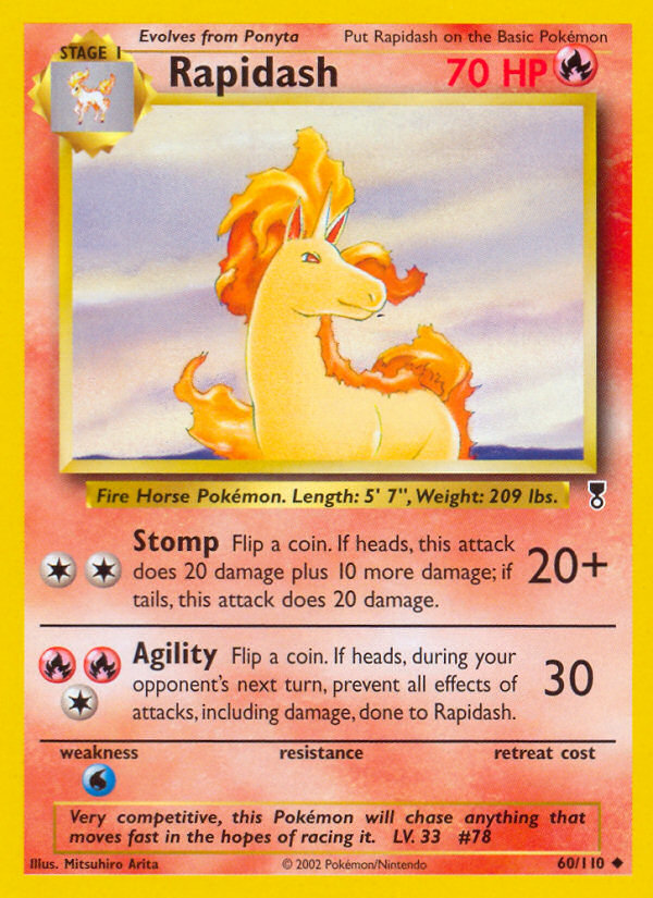 Rapidash 60/110 - Legendary Collection - Game Nerdz