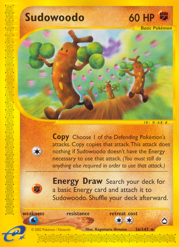 Sudowoodo 36/147 - Aquapolis - Game Nerdz
