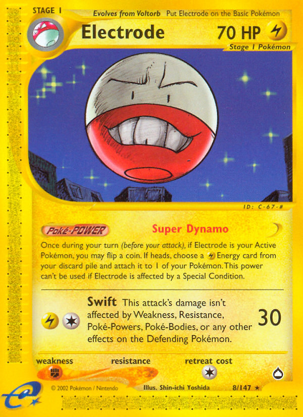 Electrode Evolution Pokemon