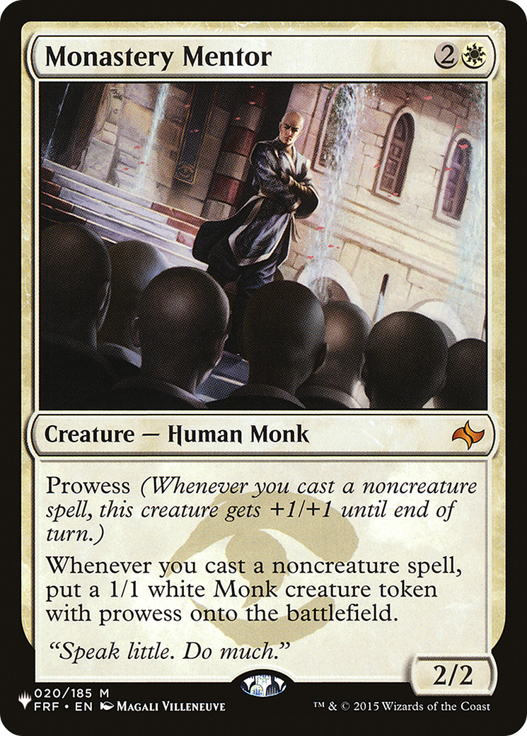 Monastery Mentor (LIST-FRF-20) - The List - Game Nerdz