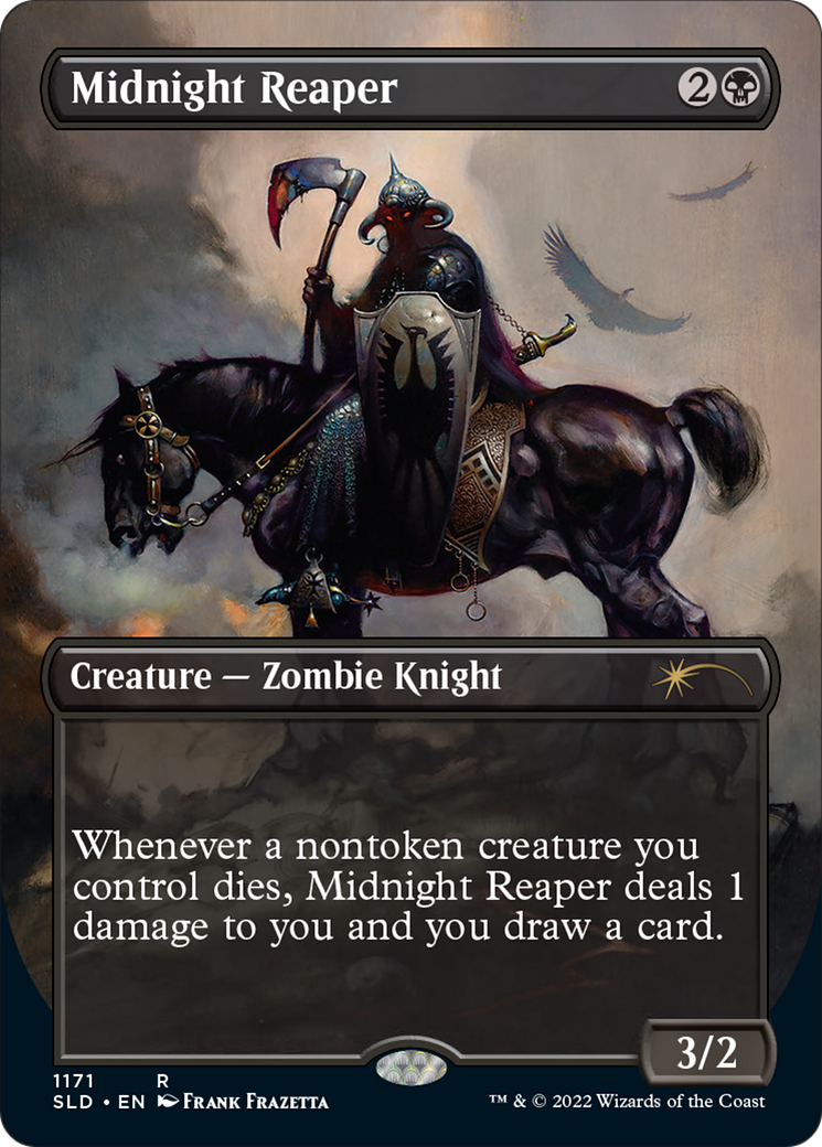 Midnight Reaper (SLD-1171) - Secret Lair Drop (Borderless) - Game Nerdz