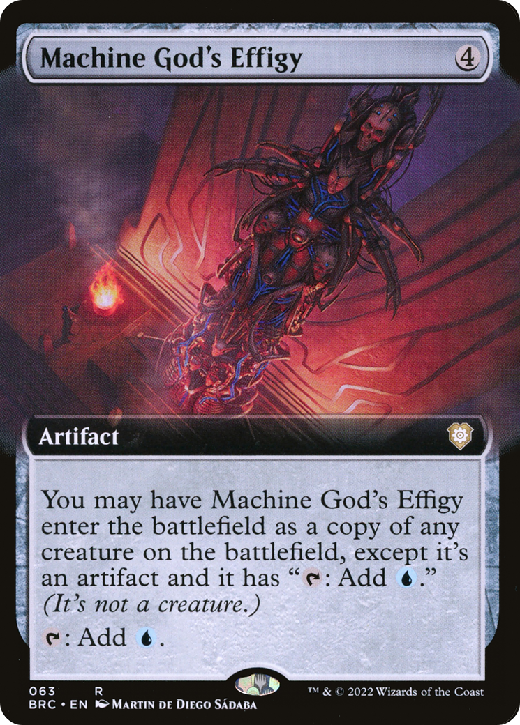 Machine God's Effigy (BRC-063) - The Brothers' War Commander: (Extended ...
