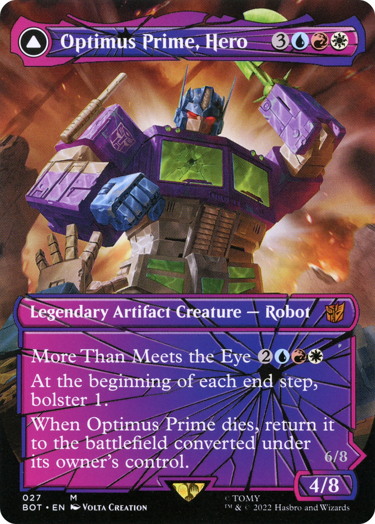 Optimus Prime, Hero // Optimus Prime, Autobot Leader (BOT-027 ...