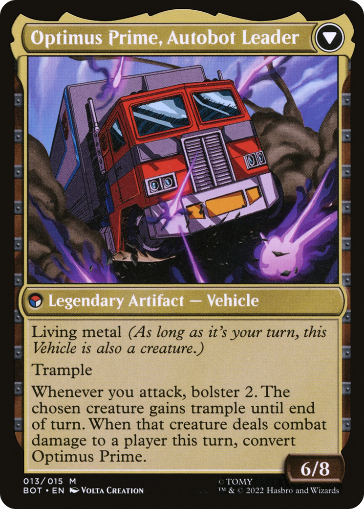Optimus Prime, Hero // Optimus Prime, Autobot Leader (BOT-013 ...