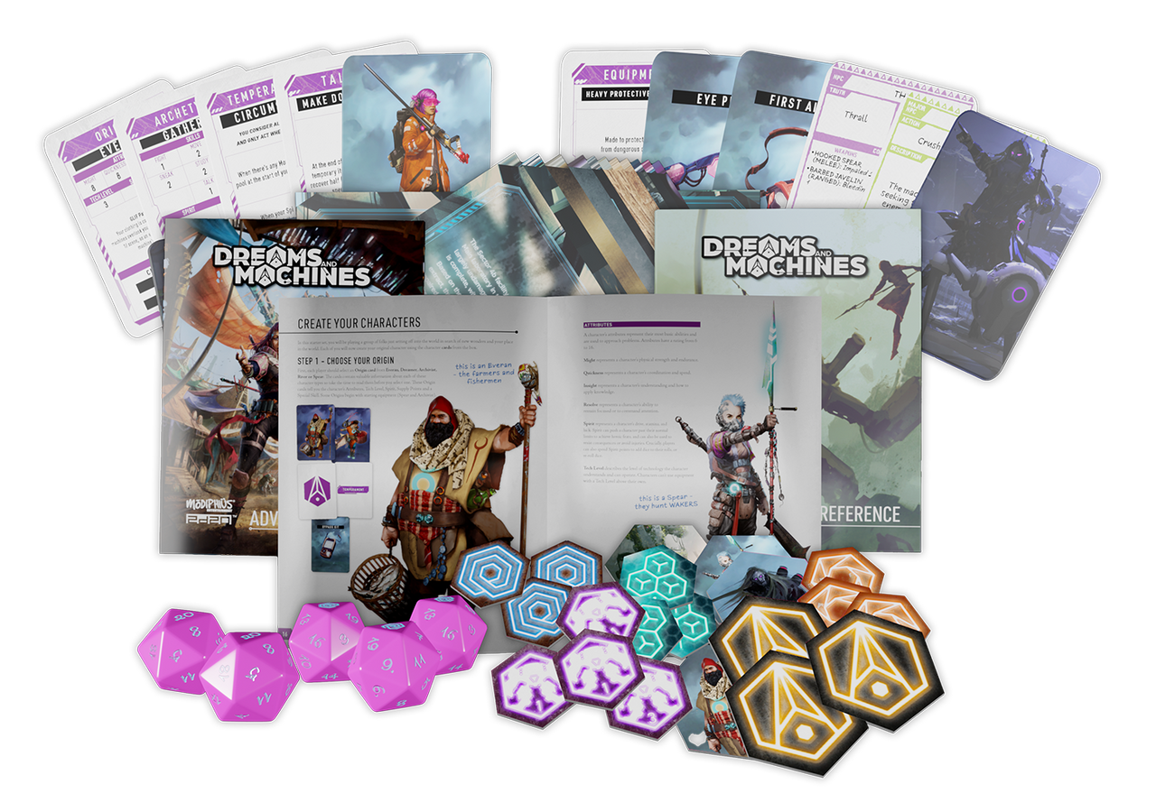 Dreams and Machines: RPG Starter Set - Game Nerdz