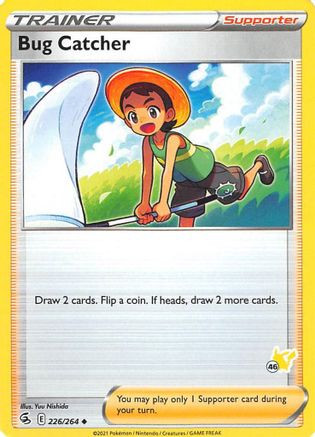 Bug Catcher - 226/264 (#46 Pikachu Stamped) 226 - Battle Academy 2022 ...