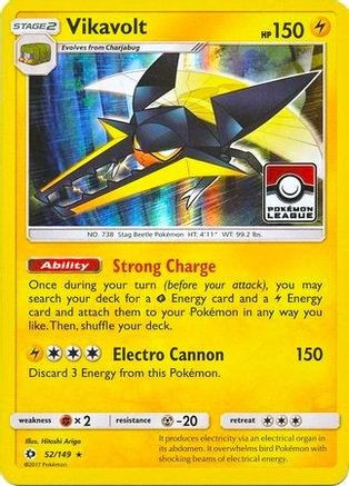 Vikavolt - 52/149 (Pokemon League) 52 - League Championship Cards ...