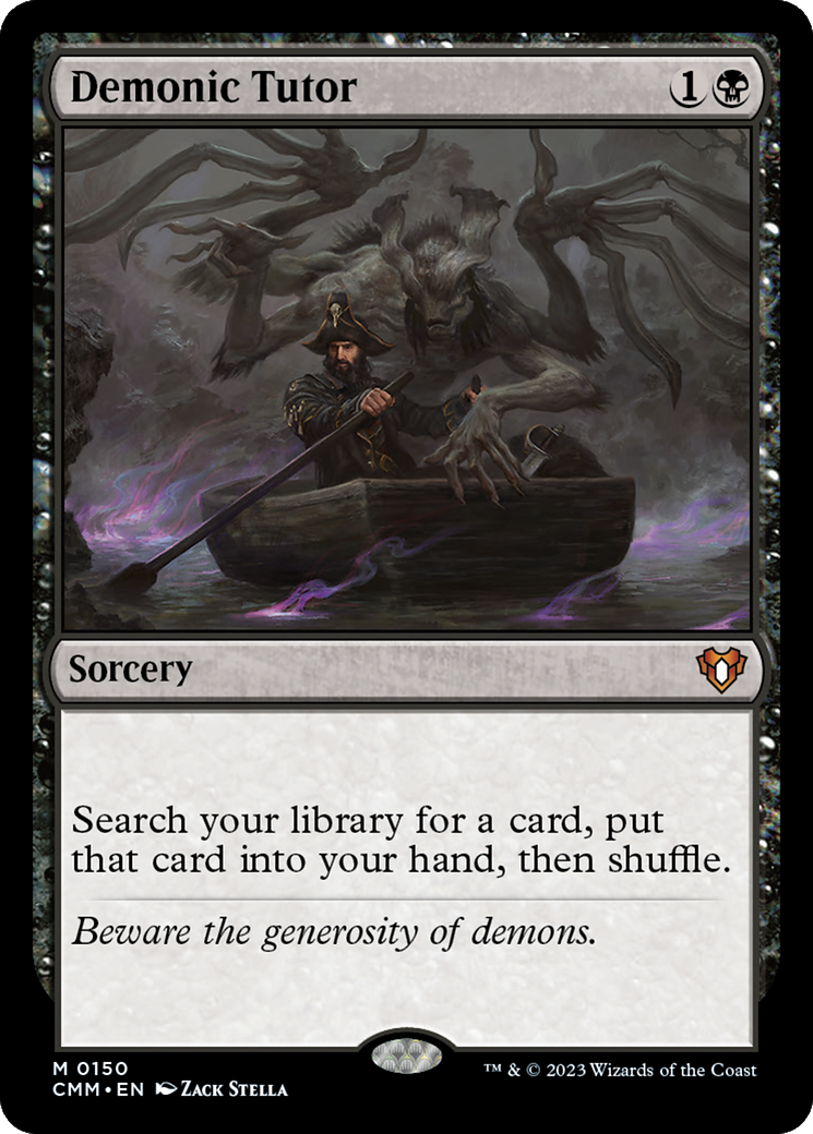 Demonic Tutor (CMM-150) - Commander Masters - Game Nerdz