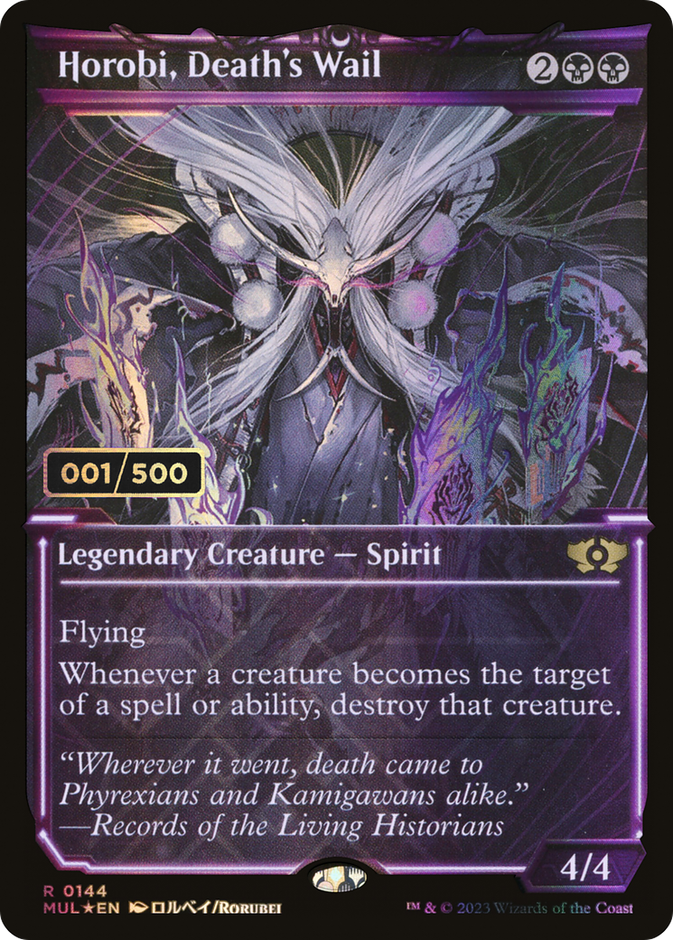 Horobi, Death's Wail (MUL-144Z) - Multiverse Legends: (Showcase) Foil ...