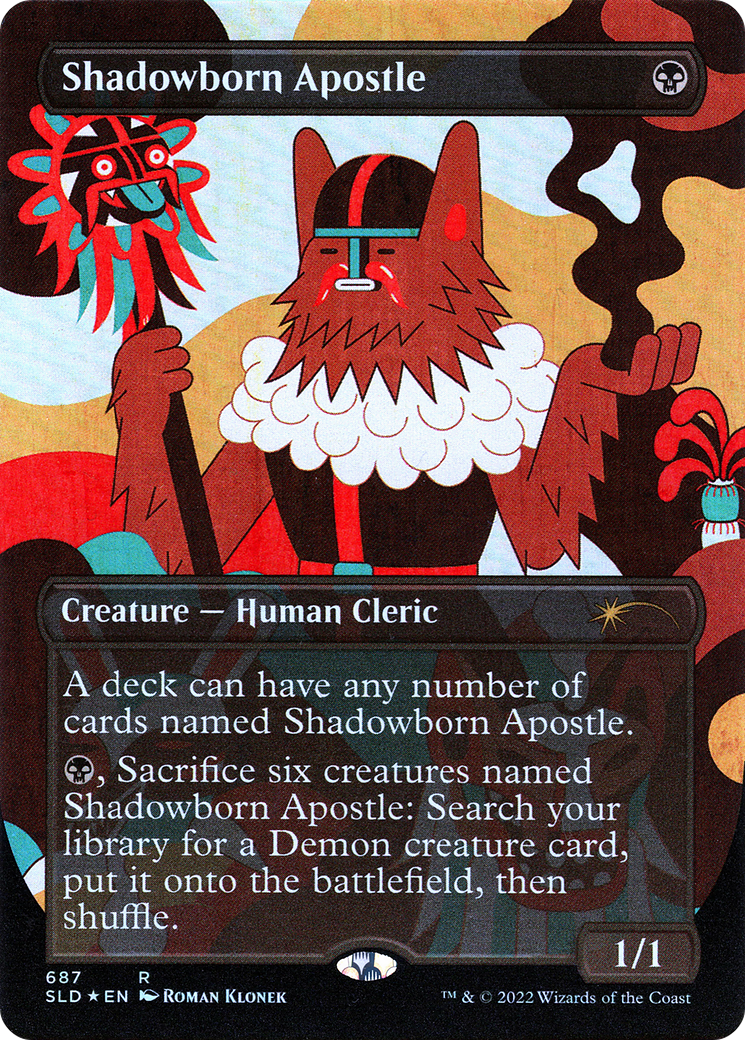 Shadowborn Apostle (SLD-687) - Secret Lair Drop (Borderless) Foil ...