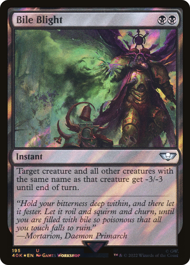 Bile Blight (40K-195★) - Warhammer 40,000 Commander Foil - Game Nerdz