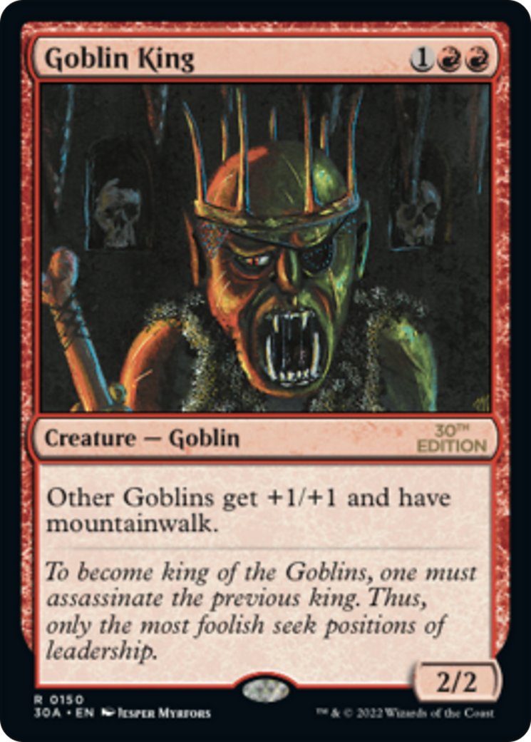 Goblin King (30A-150) - 30th Anniversary Edition - Game Nerdz
