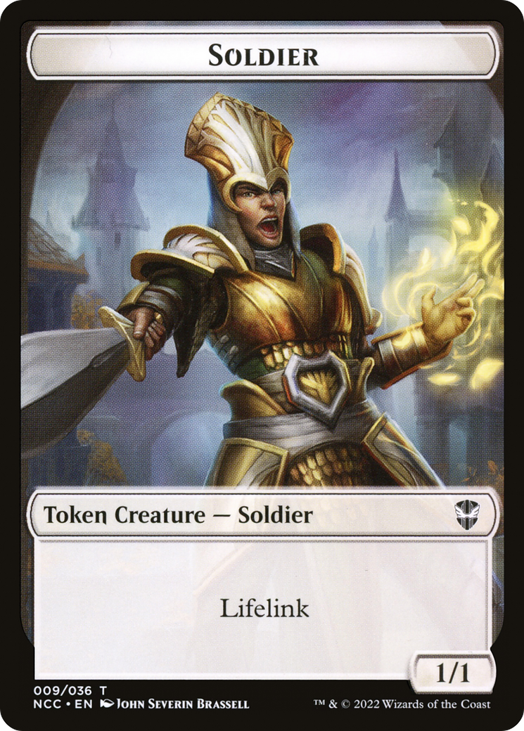 Soldier (TNCC-009) - New Capenna Commander Tokens - Game Nerdz