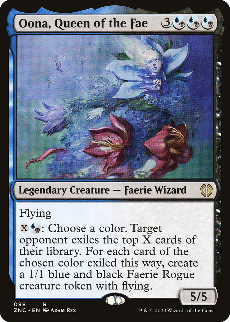 Oona, Queen of the Fae (ZNC-098) - Zendikar Rising Commander - Game Nerdz