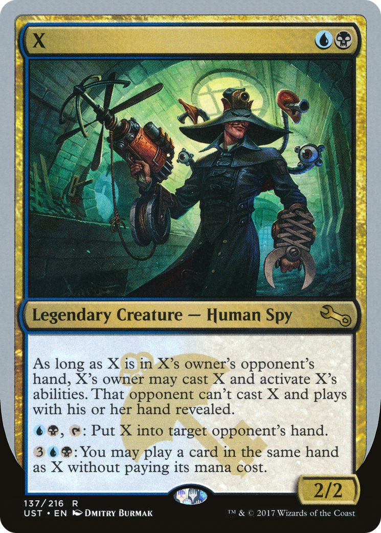 X (UST-137) - Unstable Foil - Game Nerdz