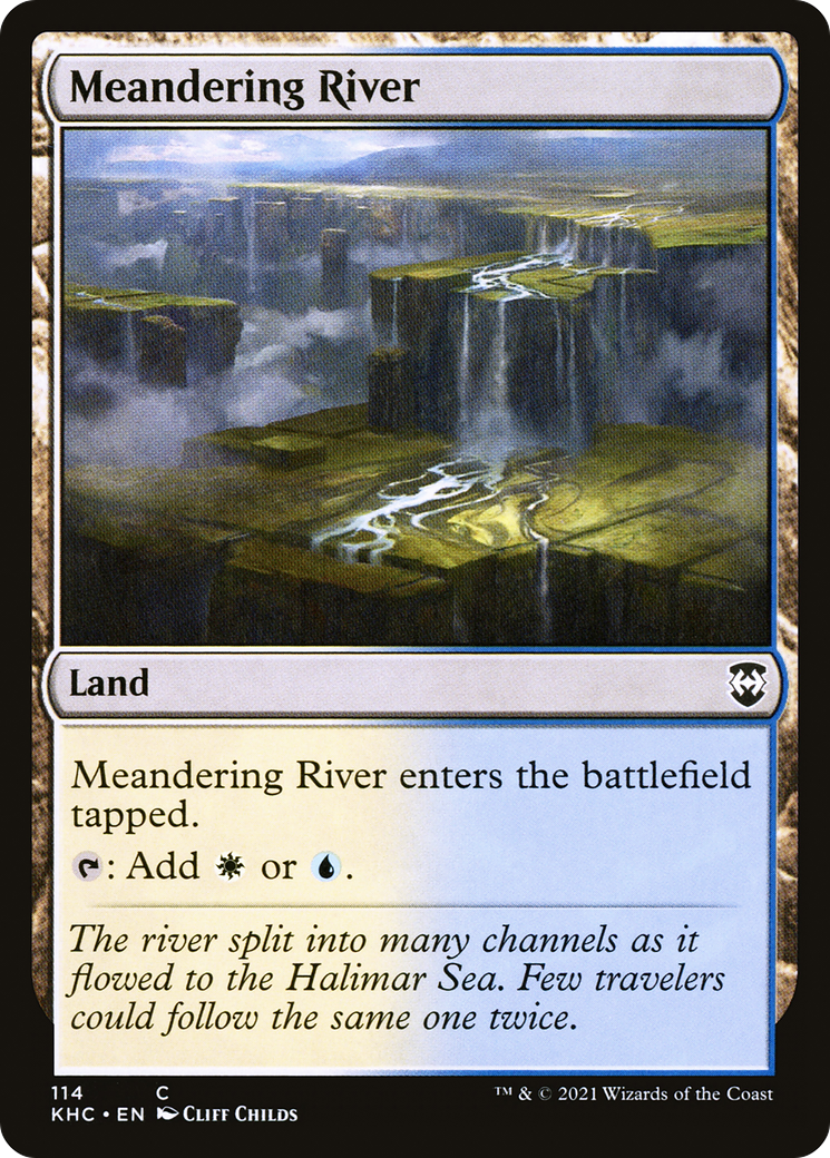 Meandering River (KHC-114) - Kaldheim Commander - Game Nerdz