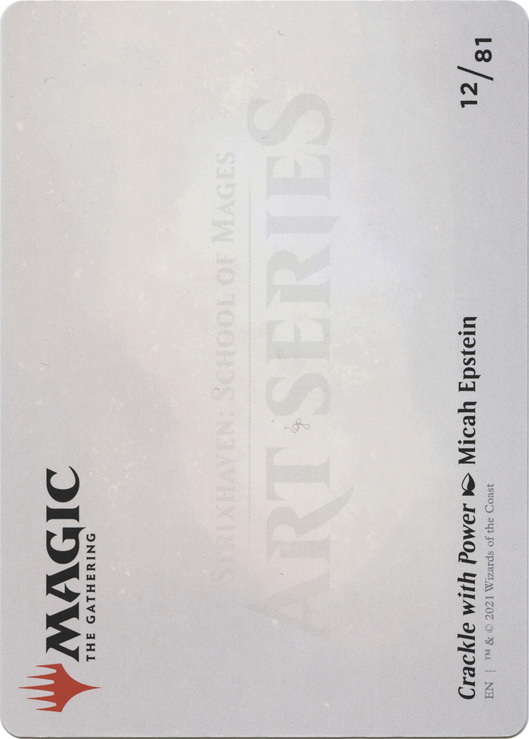 Crackle with Power // Crackle with Power (ASTX-012) - Strixhaven Art ...
