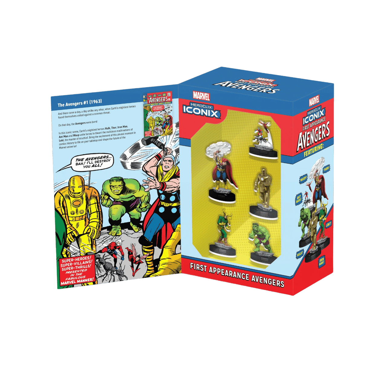 Marvel HeroClix: Iconix - First Appearance Avengers - Game Nerdz