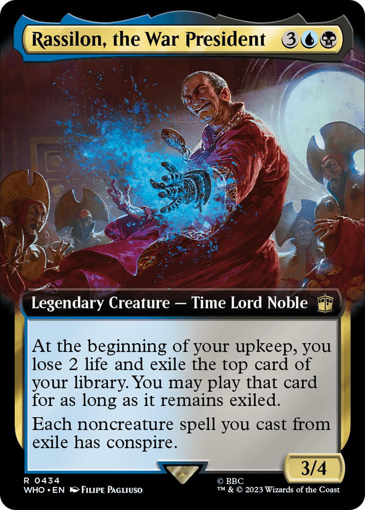 Rassilon, the War President (WHO-434) - Doctor Who: (Extended Art ...