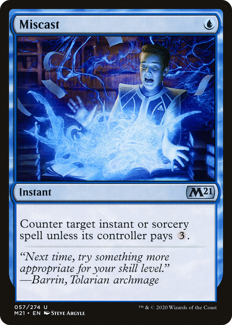 Miscast (M21-057) - Core Set 2021 - Game Nerdz