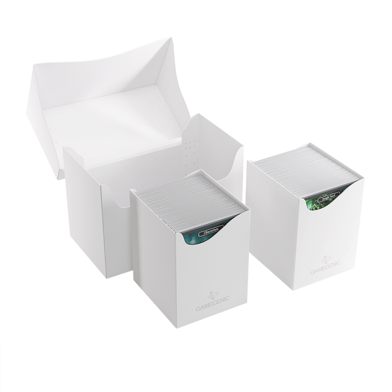 Game Genic Deck Box Double Deck Holder 200 Xl White Game Nerdz