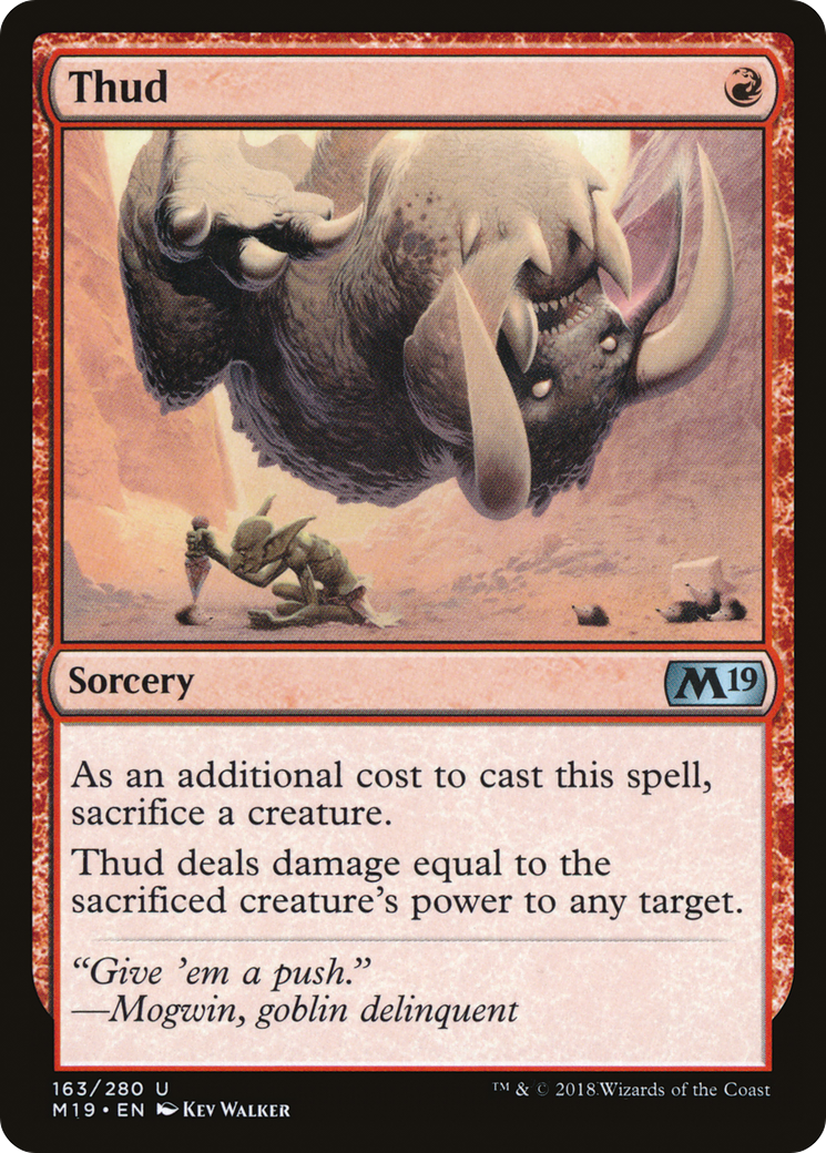 Thud (M19-163) - Core Set 2019 - Game Nerdz