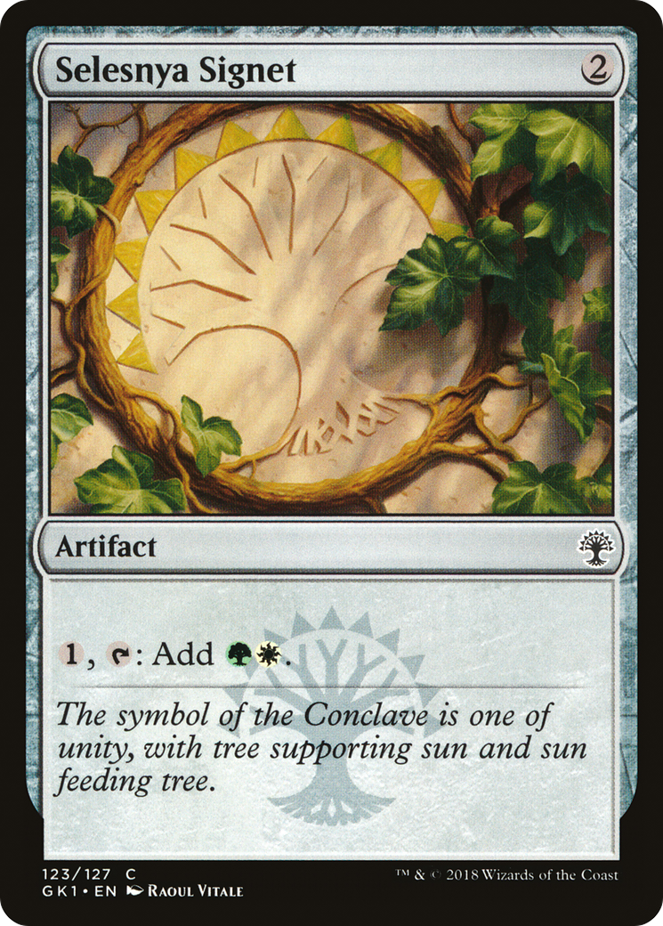 Selesnya Signet (GR1-123) - GRN Guild Kit - Game Nerdz