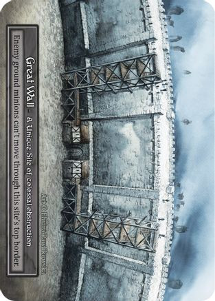 Great Wall (Foil) - Alpha Foil - Game Nerdz