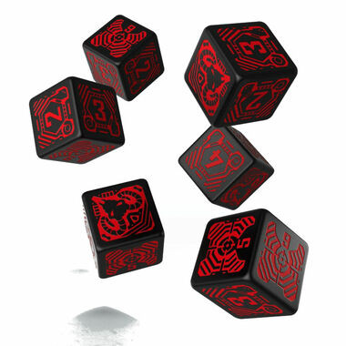 Shadowrun RPG: Street Samurai Dice Set (6ct) - Game Nerdz