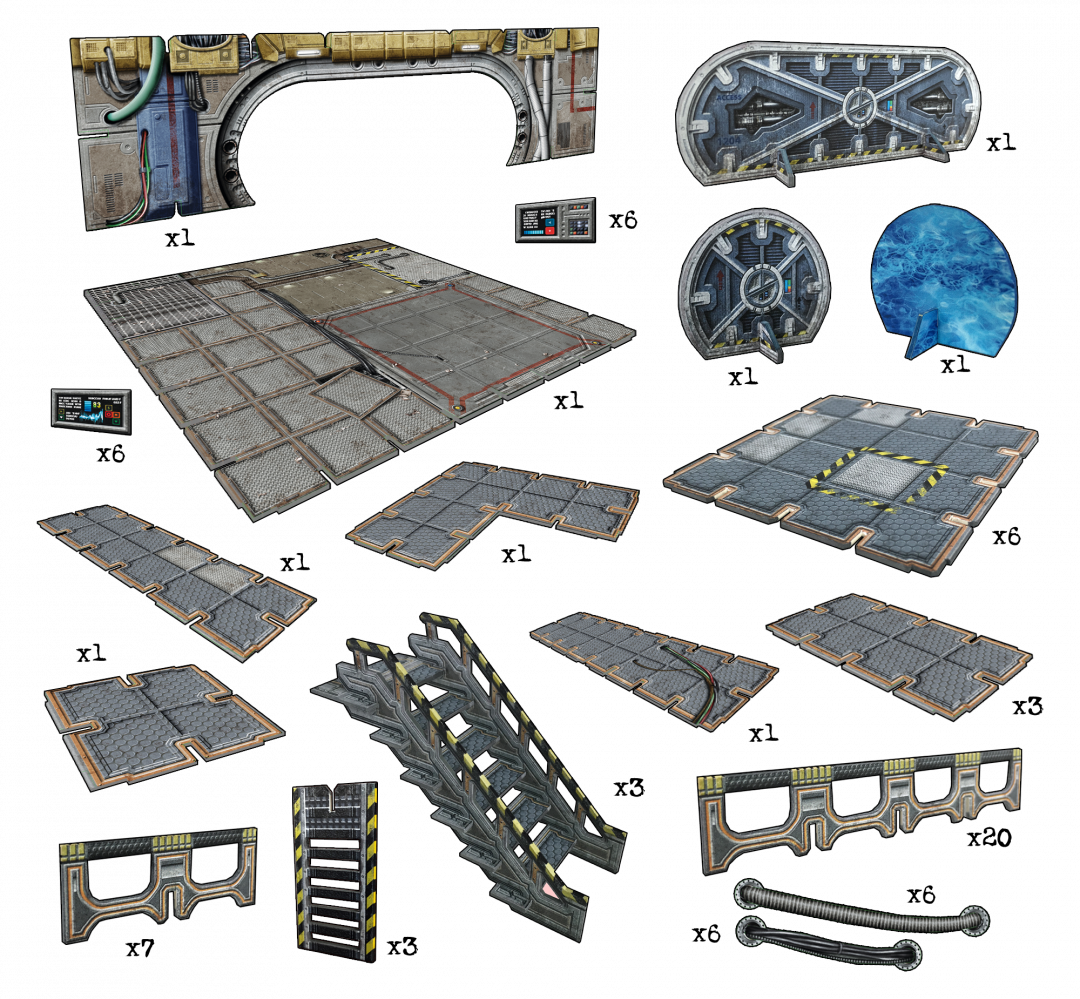Battle Systems Terrain: Frontier Core Set - Game Nerdz