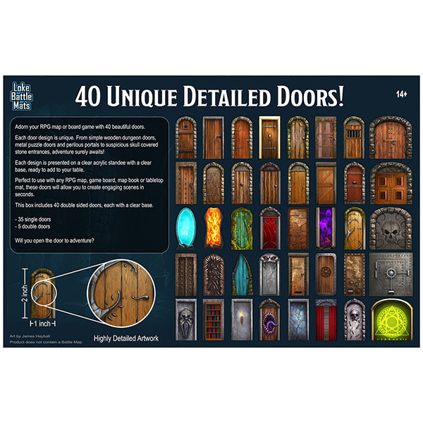 Big Box of Dungeon Doors - Game Nerdz
