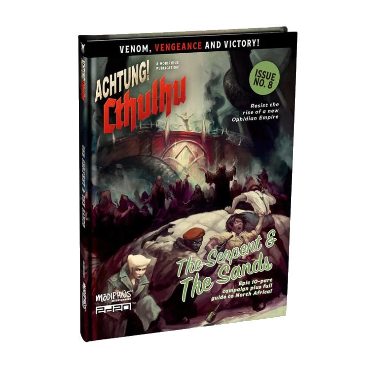 Achtung! Cthulhu 2D20 RPG: The Serpent & the Sands - Game Nerdz