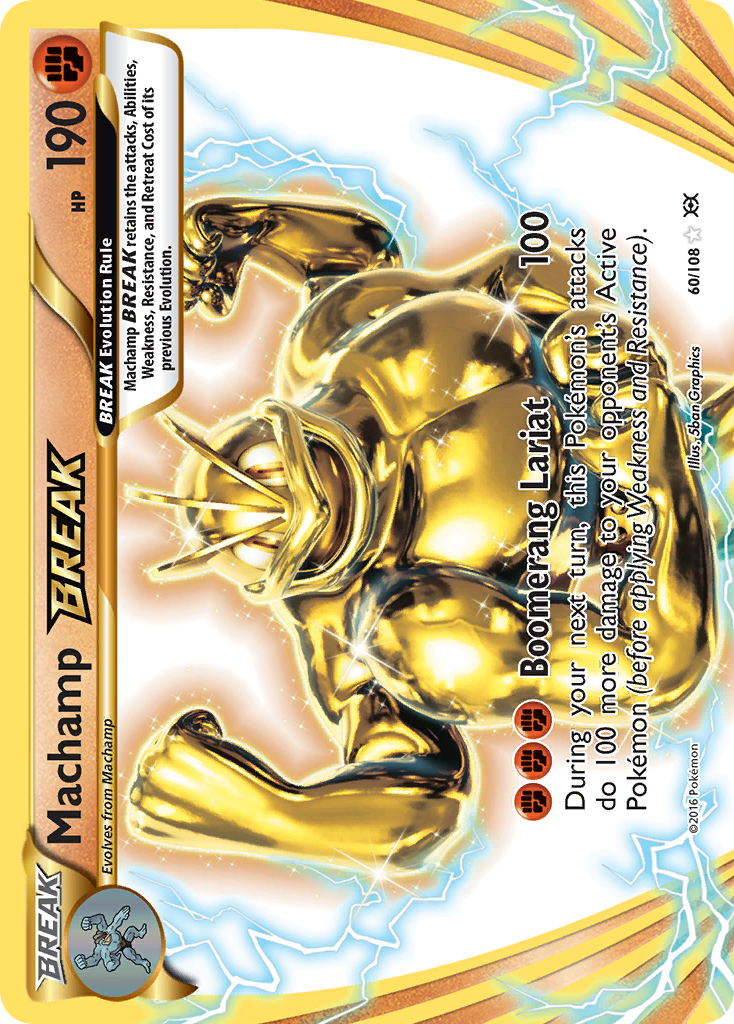 Machamp BREAK 60/108 - Evolutions Holofoil (MP) - Game Nerdz