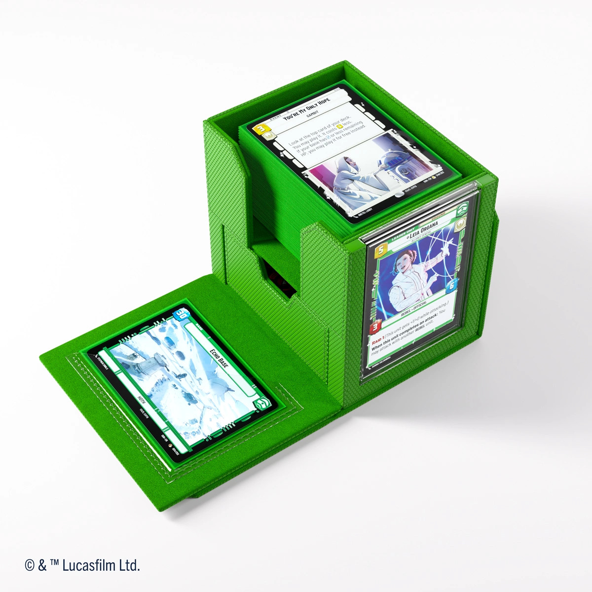Gamegenic Deck Box: Star Wars Unlimited - Deck Pod - Green - Game Nerdz