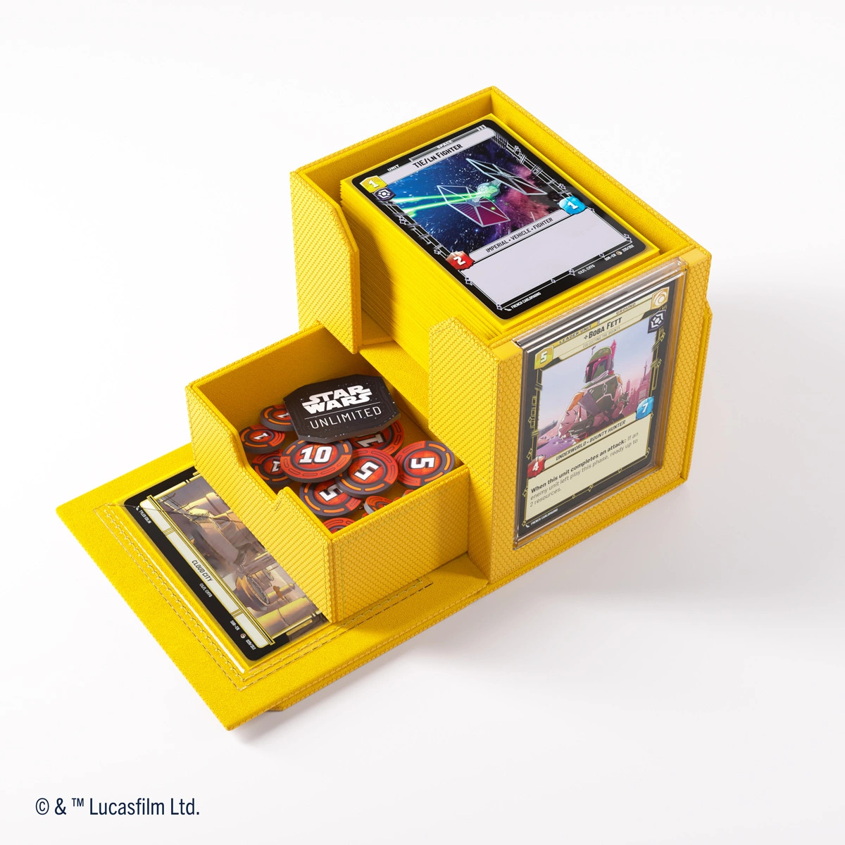 Gamegenic Deck Box: Star Wars Unlimited - Deck Pod - Yellow - Game Nerdz