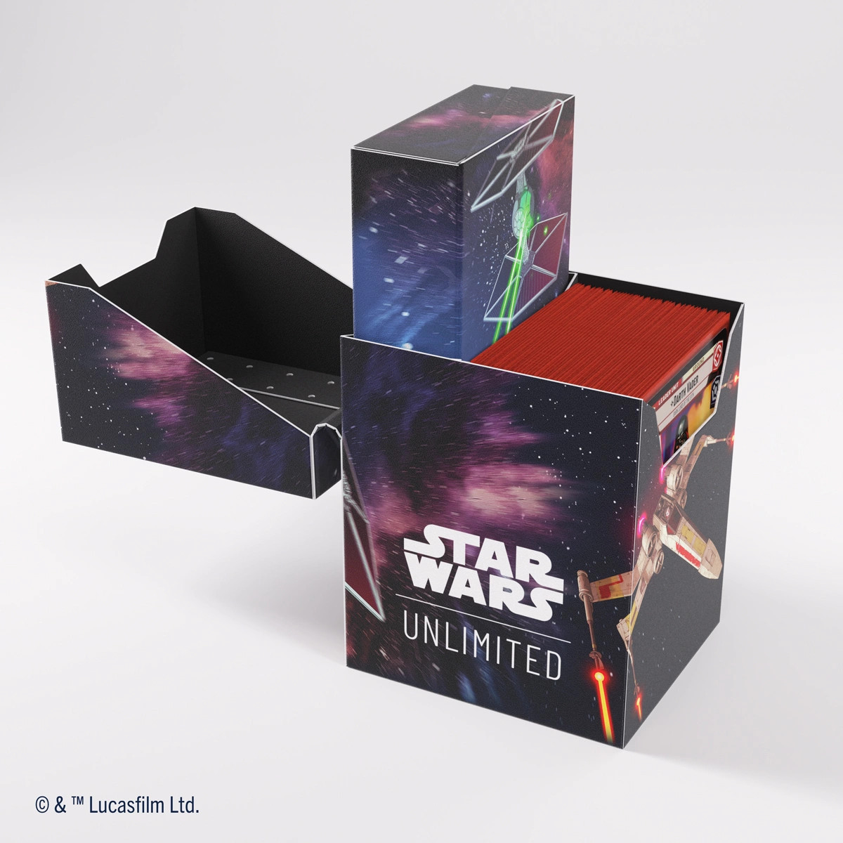 Gamegenic Deck Box: Star Wars Unlimited - Soft Crate - X-Wing/TIE ...
