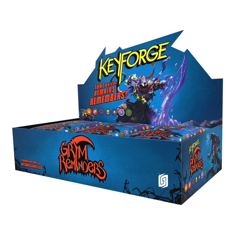 KeyForge: Grim Reminders - Archon Deck Display (12) - Game Nerdz