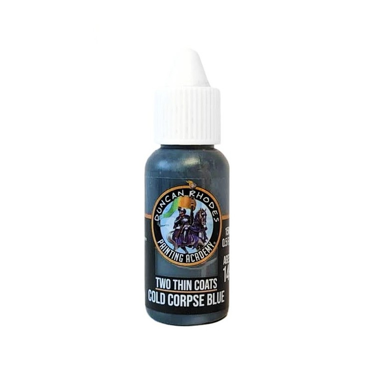 Two Thin Coats Paints: Cold Corpse Blue (15ml) - Game Nerdz
