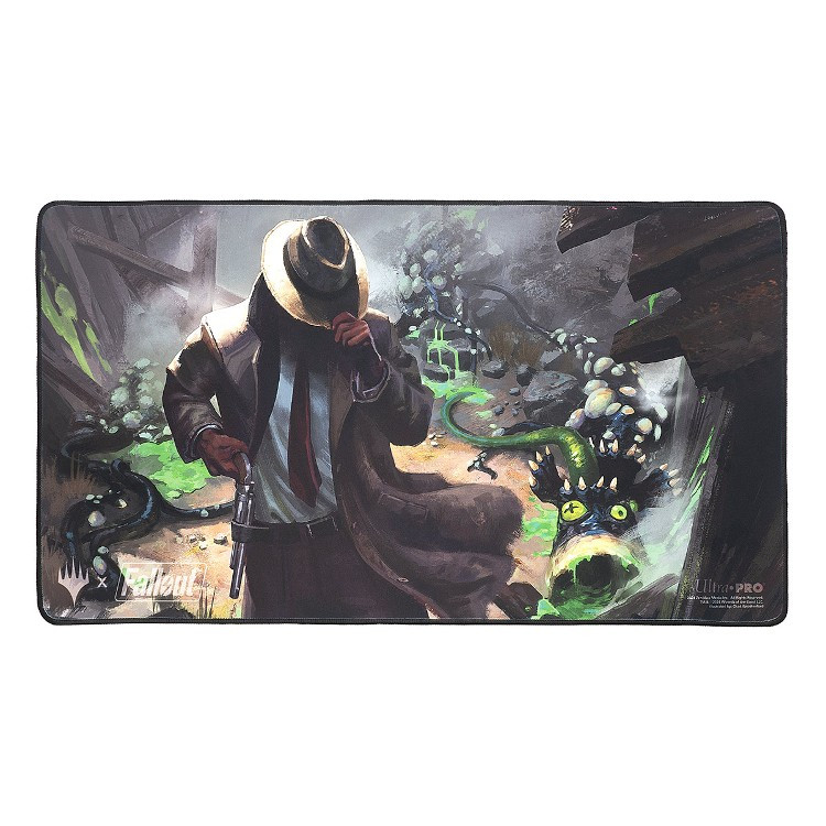 Ultra Pro Playmat: MTG - Fallout Mysterious Stranger (Black Stitched ...
